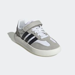 M&auml;dchen Sneaker "BARREDA DECODE KIDS", adidas Sportswear, Gr. 34, schwarz-wei&szlig;, Leder, Textil, Schuhe, mit Klettverschluss