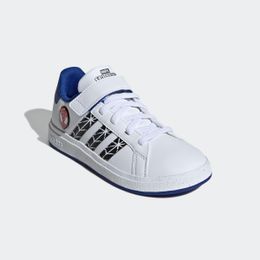 M&auml;dchen Sneaker "ADIDAS MARVEL SPIDER-MAN KIDS GRAND COURT", adidas Sportswear, Gr. 38, bunt, Synthetik, Schuhe, Design auf den Spuren des adidas