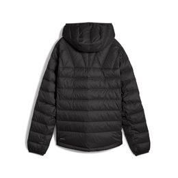 Puma Damen Daunenjacke "PACKLITE HOODED DOWN JACKET"Puma schwarz, Gr. L, unifarben, Rippware, Obermaterial: 100% Polyester. Futter: 100% Polyester.