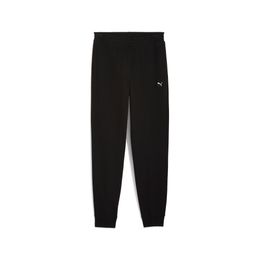 Puma Herren Trainingshose "ESS ELEVATED PANTS FL CL", schwarz, Gr. XL, unifarben, Fleece, Obermaterial: 100% Baumwolle, Hosen, sportlich inspirierte