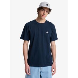 Quiksilver Herren T-Shirt "BASIC SHORT SLEEVE TEE YOUNG MEN", blau, Gr. L, Obermaterial: 100% Baumwolle, Shirts, f&uuml;r Erwachsene, sportlicher Stil,
