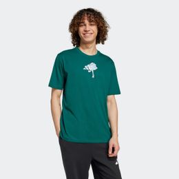 Herren T-Shirt "M C EARTH TEE", gr&uuml;n, Gr. M, adidas Sportswear, Obermaterial: 100% Baumwolle, Shirts, f&uuml;r Laufen und sportliche Aktivit&auml;ten,