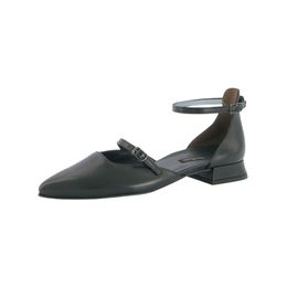 Paul Green Damen Riemchenballerina "Paul Green Ballerinas Glattleder", Gr. 39schwarz, Glattleder, Schuhe