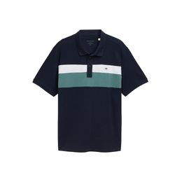 Tom Tailor Men + Poloshirt Herren Gr&ouml;&szlig;e XXXL navy / jade / wei&szlig;