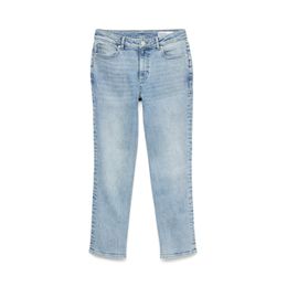 V&eacute;ro Moda VERO MODA Damen Skinny-fit-Jeans "VMROSIE MR SLIM ANK J NOOS RA3045", blau, Gr. M, unifarben, Denim/Jeans, Obermaterial: 99% Baumwolle, 1% Elasthan,