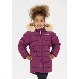 ZIGZAG Kinder Steppjacke "Astrid"purpurviolett, Gr. 110, mehrfarbig, 100% Polyester, Jacken, mit abnehmbarer Kapuze