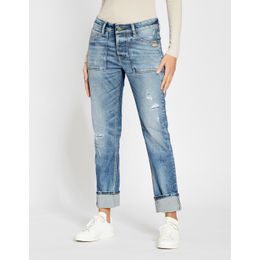 Gang Damen Boyfriend-Jeans "Gang Jeans Boyfriend 94NICA WORKER"denim blau, Gr. 30, Denim/Jeans, 90% Baumwolle, 2% Elasthan, 8% Polyester, Jeans