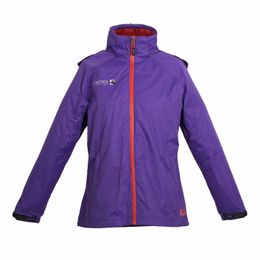 DEPROC Active Damen Regenjacke "WEATHER II WOMEN"lila, Gr. 46, 100% Polyester, Jacken, auch in Gro&szlig;en Gr&ouml;&szlig;en erh&auml;ltlich
