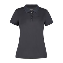 Icepeak Damen Poloshirt "Icepeak BAYARD", grau, Gr. XXXL, Obermaterial: 100% Polyester, Shirts, normaler Hemdkragen, sportlicher Stil, Kurzarm-Design