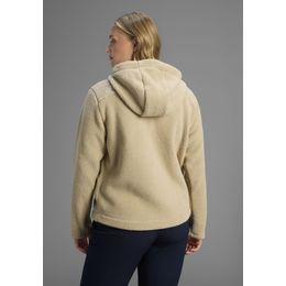 Maier Sports Damen Fleecejacke "DA-FLEECEJACKE RACKA W"feather gray, Gr. 38, Obermaterial: 100% Polyester, Jacken, f&uuml;r Outdoor-Aktivit&auml;ten und