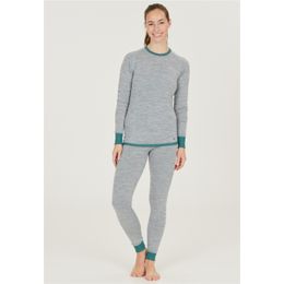 WHISTLER Damen Funktionsshirt "Binna", grau, Gr. 40, mehrfarbig, 50% Wolle, 42% Polyester, 8% Elasthan, Shirts, mit hohem Wollanteil