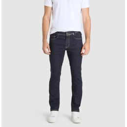 MAC Herren Straight-Jeans "Flexx-Driver", blau, Gr. 33, Denim/Jeans, Obermaterial: 92% Baumwolle, 6% Elastomultiester, 2% Elasthan, Jeans, super