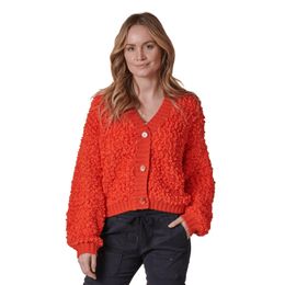 Zhrill Damen Strickpullover "ZHGLORIA", orange, Gr. XL, Strukturmuster, Strick, Obermaterial: 86% Polyester, 12% Polyacryl, 2% Polyamid, Pullover,