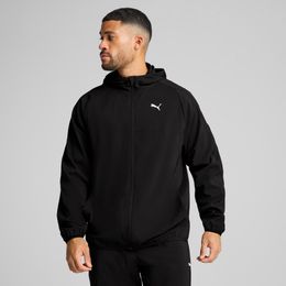 Puma Herren Kapuzensweatjacke "M TAD TECH WOVEN FULL ZIP", schwarz, Gr. L, Obermaterial: 100% Polyester, Sweatjacken, mit Kapuze, f&uuml;r sportliche
