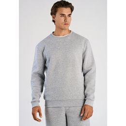 LINDBERGH Herren Sweatshirt "LINDBERGH Sweatshirt"grau mel, Gr. M, Obermaterial: 60% Baumwolle, 40% Polyester, Sweatshirts