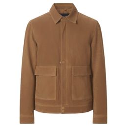 PAS DE MONACO Herren Lederjacke "Pas De Monaco SWADE JACKET"tan, Gr. S, unifarben, 100% Suede, Jacken