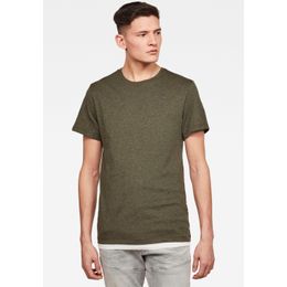 G-Star Raw G-STAR Herren T-Shirt "Base-S T-Shirt", gr&uuml;n, Gr. M, unifarben, Jersey, Obermaterial: 100% Baumwolle, Shirts, mit kleinem Logo-Detail