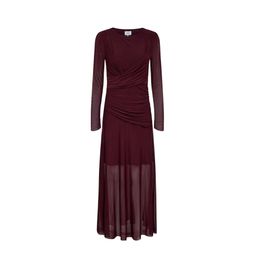 N&uuml;mph N&Uuml;MPH Damen Jerseykleid "N&uuml;mph Dress NUCIRRI"winetasting, Gr. XL, Obermaterial: 95% Polyester, 5% Elasthan, Kleider