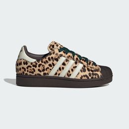adidas originals Sneaker 'Superstar II' Damen Gr&ouml;&szlig;e 37 elfenbein / cappuccino / dunkelbraun / dunkelgr&uuml;n