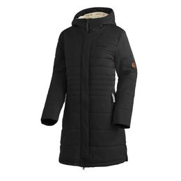 Maier Sports Damen Winterjacke "LAERKE 2.0", schwarz, Gr. 46, 100% Polyester, Jacken, Damen Mantel, atmungsaktiver Wintermantel mit Kapuze,