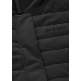 Maier Sports Damen Winterjacke "LAERKE 2.0", schwarz, Gr. 40, 100% Polyester, Jacken, Damen Mantel, atmungsaktiver Wintermantel mit Kapuze,