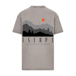 F4NT4STIC Herren T-Shirt "Oversize Escape Discover the World Forest"asphalt, Gr. XS, Obermaterial: 100% Baumwolle, Shirts, Discover the World