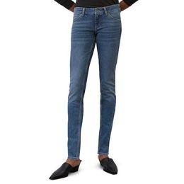 Marc O'Polo MARC O'POLO Damen 5-Pocket-Jeans "Denim Trouser, low waist, skinny fit, regular length", blau, Gr. 28, Denim/Jeans, Obermaterial: 98% Baumwolle, 2%