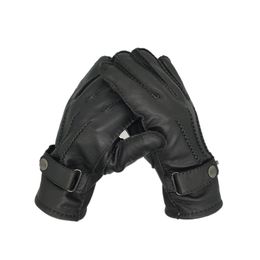 Glow Hamburg Fingerhandschuhe 'FW01-01XX-1' Herren Gr&ouml;&szlig;e S/M schwarz