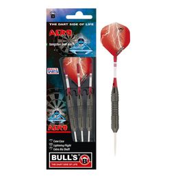 Bull's BULL'S Steeldarts ' Aero Brass Dartpfeile Darts-Set Anf&auml;nger ' Herren Gr&ouml;&szlig;e 22 rot