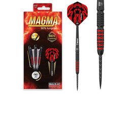 Bull's BULL'S Steeldarts ' Magma Dartpfeile 90% Tungsten Darts-Set Profi ' Herren Gr&ouml;&szlig;e 23 rot / schwarz