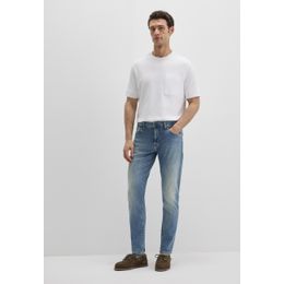 Mavi Herren R&ouml;hrenjeans "JAMES"true blau ultra move, Gr. 30, 92% Baumwolle, 6% Elastomultiester, 2% Elasthan, Jeans, Slim Skinny Jeans