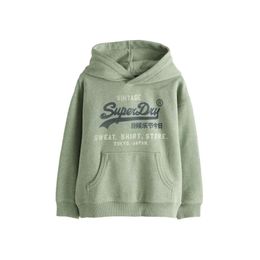 Superdry Sweatshirt Jungen Gr&ouml;&szlig;e 140 gr&uuml;n / dunkelgr&uuml;n