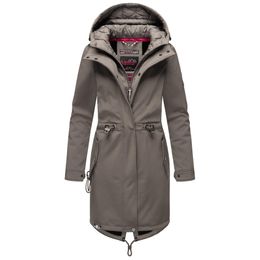 Marikoo Damen Softshelljacke "Mountain Presanella", grau, Gr. XXL, Obermaterial: 95% Polyester, 5% Elasthan; Futter: 100% Polyester; Wattierung: 100%