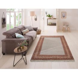 Orientteppich OTTO HOME, B:90cm H:12mm L:160cm, beige, Wolle, Teppiche, "Levin, handgekn&uuml;pft", reine Wolle, mit Fransen, auch als L&auml;ufer, Wohnzimmer