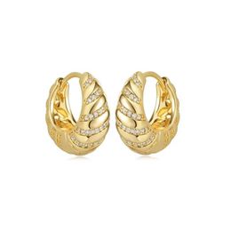 Rougemont Jewellery Earrings 'Creolen Ohrringe 925 Sterling Silber' female Gold size One Size