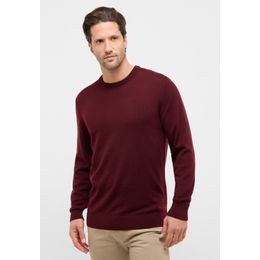 Eterna Herren Strickpullover "REGULAR FIT"sunset rot, Gr. L, 100% Wolle (Merino), Pullover
