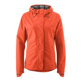 Gonso Damen Fahrradjacke "SAVE JACKET ESSENTIAL W", rot, Gr. 40, 100% Polyester, Jacken, Damen Regenjacke wind- und wasserdicht, Radjacke mit Kapuze
