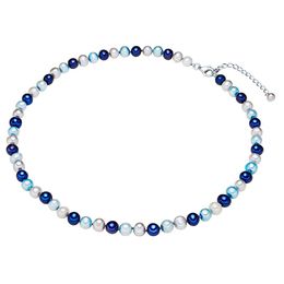Valero Pearls Kette Damen Gr&ouml;&szlig;e One Size navy / hellblau / silber / perlwei&szlig;