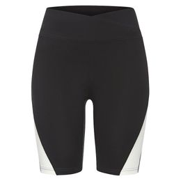 active by Lascana LASCANA ACTIVE Sportshorts Damen Gr&ouml;&szlig;e XS anthrazit / wei&szlig;