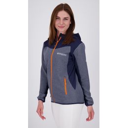 DEPROC Active Damen Strickfleecejacke "ELM WOMEN", blau, Gr. 42, 100% Polyester, Jacken, auch in Gro&szlig;en Gr&ouml;&szlig;en erh&auml;ltlich