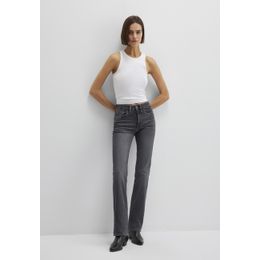Mavi Damen Bootcut-Jeans "MARIA"lt smoke glam, Gr. 28, 86% Baumwolle, 12% Polyester, 2% Elasthan, Jeans, Bootcut Jeans
