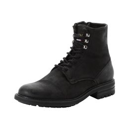 Pantofola d'Oro PANTOFOLA D ́ORO Herren Winterboots "CAMPIGLIO HIGH", Gr. 42, schwarz, Leder, Schuhe, kn&ouml;chelhohe Form, rutschfeste Gummilaufsohle, Obermaterial aus