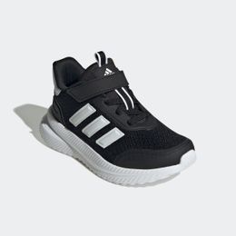 M&auml;dchen Sneaker "X_PLRPATH F&Uuml;R KINDER", adidas Sportswear, Gr. 33, schwarz-wei&szlig;, Synthetik, Textil, Schuhe, mit Klettverschluss