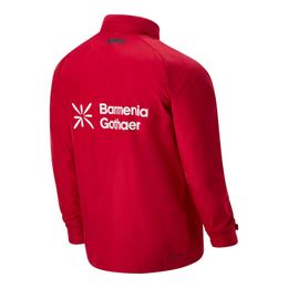 New Balance Herren Trainingsjacke "BAYER 04 LEVERKUSEN SHOWER JACKET", rot, Gr. S, Obermaterial: 100% Polyester, Jacken, aus Polyester, f&uuml;r Erwachsene