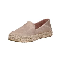 Toms Shoes TOMS Damen Espadrille "TOMS Halbschuhe Leder", Gr. 37, pink, Leder, Schuhe