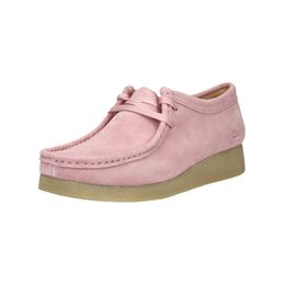 Clarks Damen Espadrille "Clarks Halbschuhe Veloursleder", Gr. 41,5rose, Veloursleder, Schuhe
