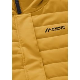 Maier Sports Damen Winterjacke "LAERKE 2.0", gelb, Gr. 42, 100% Polyester, Jacken, Damen Mantel, atmungsaktiver Wintermantel mit Kapuze, wasserdicht
