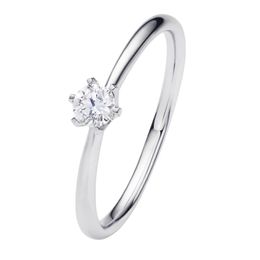 ONE ELEMENT Damen Diamantring "0.2 ct Diamant Brillant Ring aus 585 Wei&szlig;gold", 57, 0,2, Diamanten Gold Wei&szlig;gold 585, silber, Diamanten, Gold,