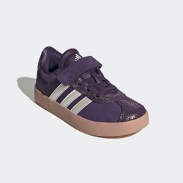 M&auml;dchen Sneaker "KINDER VL COURT 3.0 KIDS", adidas Sportswear, Gr. 31, rosa, Leder, Synthetik, Schuhe, mit Klettverschluss