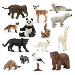 Schleich - Tierfiguren - wilde Tiere der Welt 14-teilig